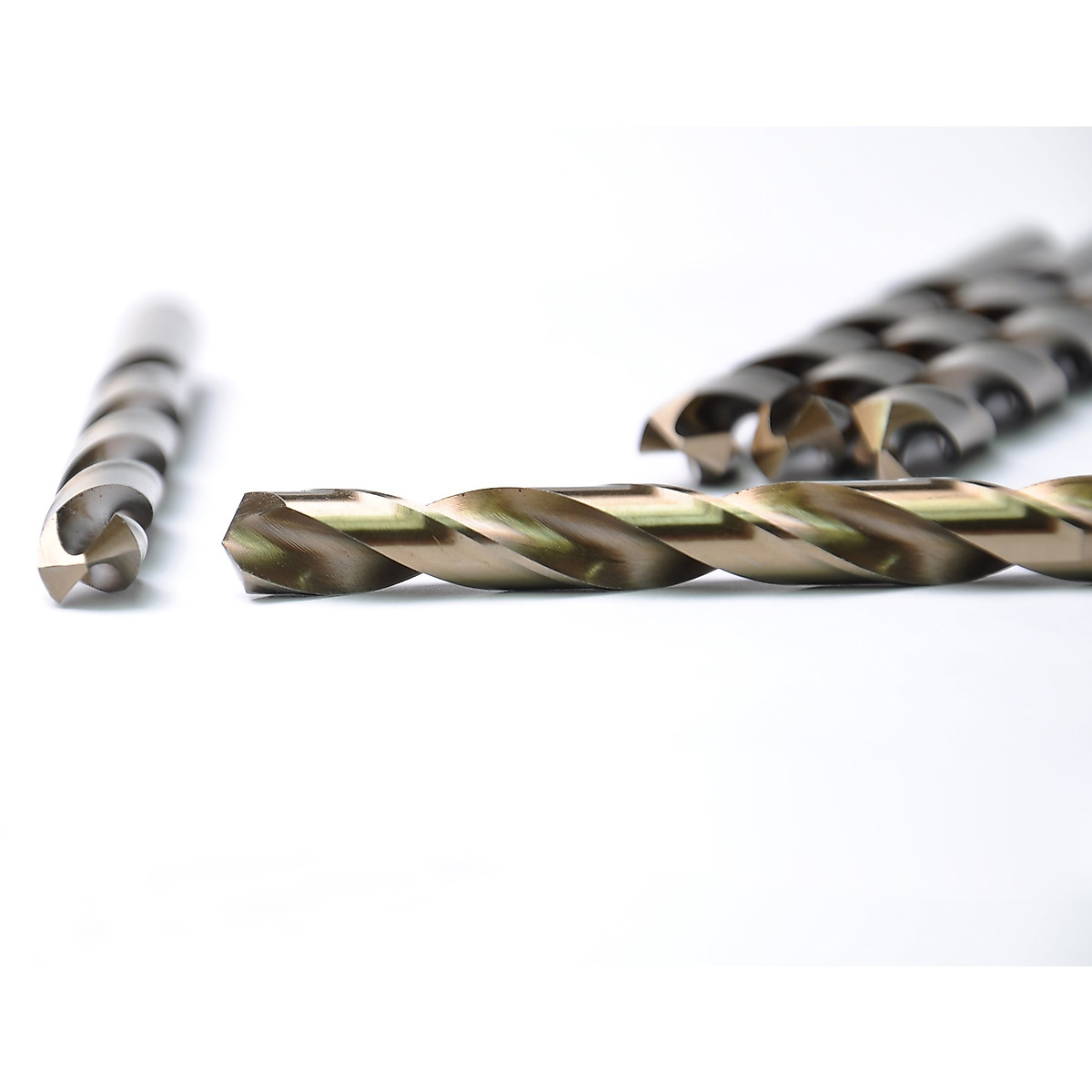 5PCS, 3/8", Cobalt Twist Drill Bits