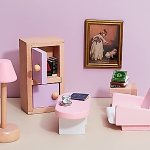 Skylety 24 Pieces 1:12 Scale Miniatures Dollhouse Books Assorted Miniatures Dollhouse Accessories Small Books Decoration Accessories Doll Toy Supplies(Printed Style)