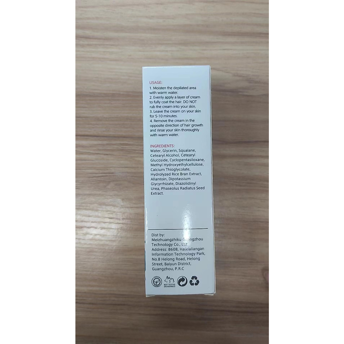 Hair Removal Cream Painless for Women and Men Suitable for Body Skin and Private Parts JC Gens Soothing Depilatory