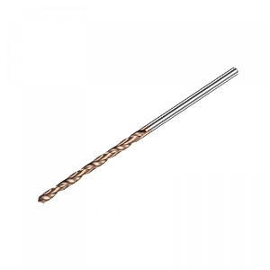 uxcell Twist Drill Bit, 3mm Jobber Drill Bit Nanoscale Titanium Coated K35 Tungsten Carbide Straight Shank 80mm Length for Drilling Stainless Steel Alloy Steel