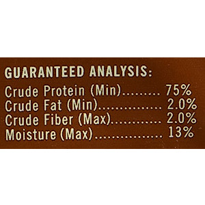 Pork Chomps Baked Pork Skin Dog Chews, 4-inch strips, 10oz Bag