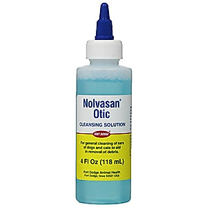 Zoetis Nolvasan Otic Cleansing Solution, 4-Ounce