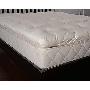 BIO SLEEP CONCEPT Organic Wool 3-Inch, Twin Size Mattress Topper