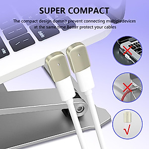 SHEEAST USB C Magnetic Adapter 90 Degree 2Pack 40Gbps Magnetic USB C Adapter with USB4 8K 60Hz 140w Fast Charging for MacBook Pro and Most USB Type C Devices