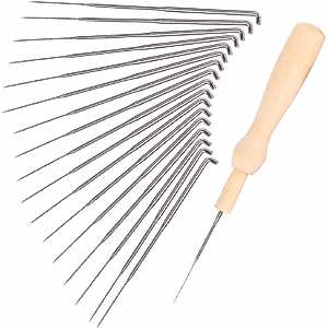 30 Pcs Needle Felting Kit, Wool Felting Needles Tool, Needle Felting Supplies, Wool Felting Supplies Needle Felting Tool, 3 Sizes Felting Needles 3.58/3.39/3.07 inch