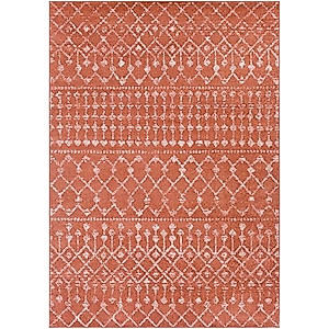 Livabliss Elsie Global Bohemian Area Rug,6'7" x 9',Burnt Orange