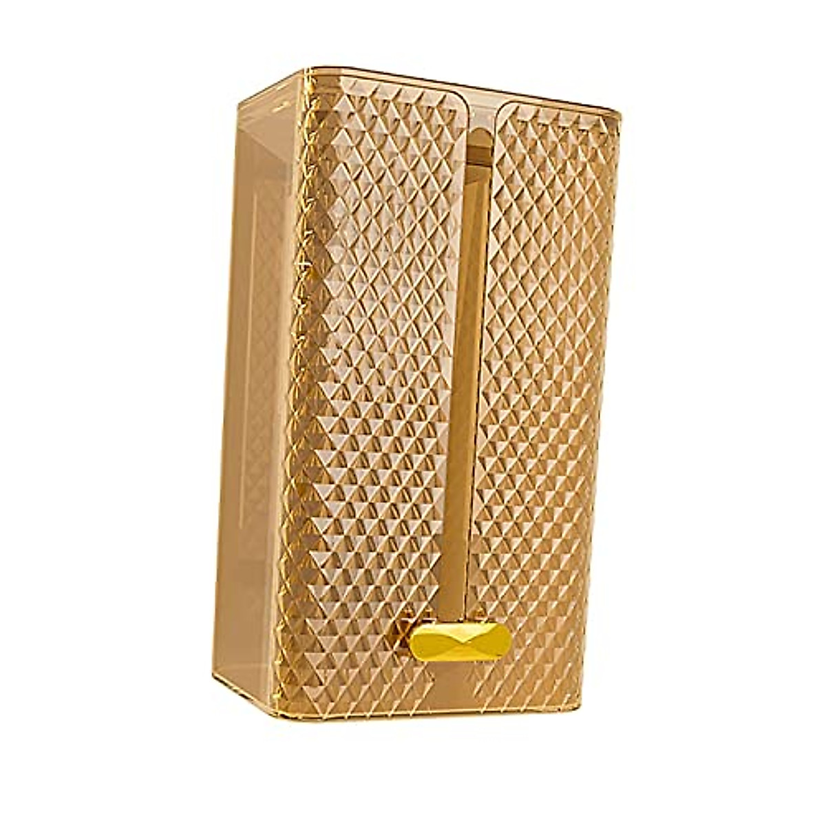 BAWHO Exquisite Tissue Paper Cover, Durable Toilet Paper Dispenser Holder for Table Toilet Paper Dispenser/Light Brown