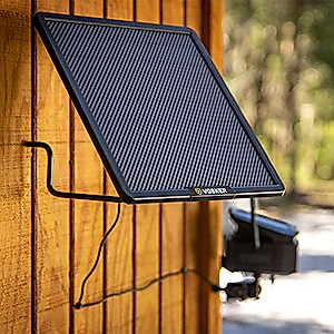 VOSKER 2 in 1 Solar 15,000 mAh Wireless Outdoor Universal Charger USB Battery Pack Power Bank for Smartphones, Tablets, and Other Rechargeable Gadgets with mounting arm (IP66 Rating)