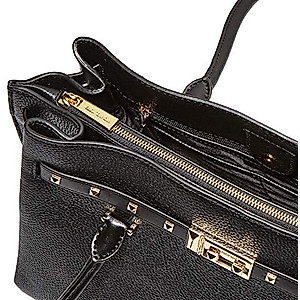 MICHAEL Michael Kors Addison Large Pebbled Leather Tote - Black