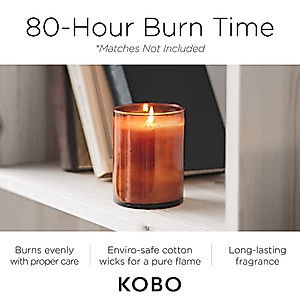 KOBO Bourbon 1792 Scented Candle (15 oz) | 100% Pure Soy Wax Candles | Jar Candle Hand-Poured in USA | All Natural, Long Lasting 100 Hour Burning Candles | Scented Candles for Home