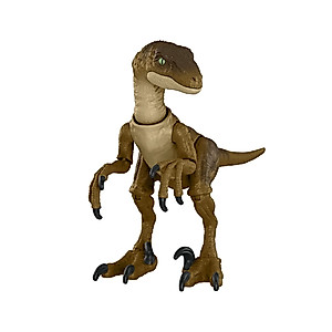 Jurassic World Toys Jurassic Park Hammond Collection Velociraptor Dinosaur Action Figure, 7.5 in Long with 14 Movable Joints, Gift and Collectible