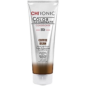 CHI Color Illuminate Conditioner, Helps Maintain Fresh Color In Natural & Color-Treated Hair, Sulfate, Paraben, & Cruelty-Free, Coffee Bean, 8.5 Oz