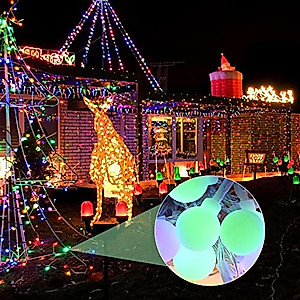 Globe String Lights Indoor Outdoor, 8 Modes Colorful Remote, USB String Lights forBedroom,Classroom,Outdoor String Lights for Patio,Garden,Party,Wedding, (6 Colorful Bulbs) (33FT USB)