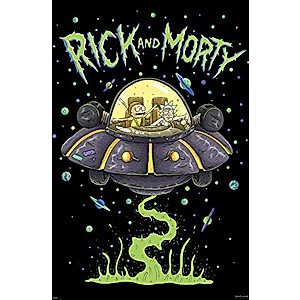 Trends International Rick And Morty - Ship Wall Poster, 22.375" x 34", Unframed Version