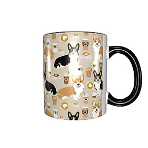 Corgi Mug Corgi Gifts, Corgi Gifts For Corgi Lovers Cute Coffee Mug Tea Cup Novelty Gifts Mug(12oz)