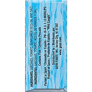 Goya Foods Sardines In Tomato Sauce, 4.25-Ounce (Pack of 25)