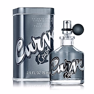 Curve Men's Cologne Fragrance Spray, Casual Day or Night Scent, Curve Crush, 2.5 Fl Oz