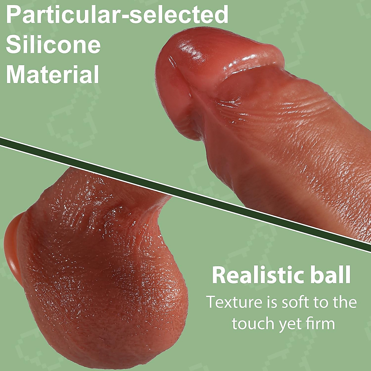 Realistic Dildo for Beginners 8.8 "Huge Silicone Dildo, Efgove Realistic Penis with Strong Suction Cup for Hands-Free Play, G Spot Stimulation Dildos Anal Sex Toys for Women Man and Couple