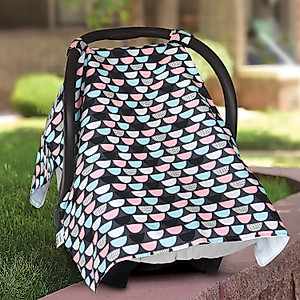 Travel Bug Full Coverage Car Seat Cover - Baby Canopy Cover - UPF 50+