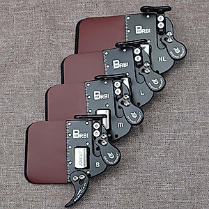 ZSHJG Archery Finger Tab Finger Guard Protector Saver LH RH for Recurve Bow Hunting Shooting Practice (Right Hand, L)