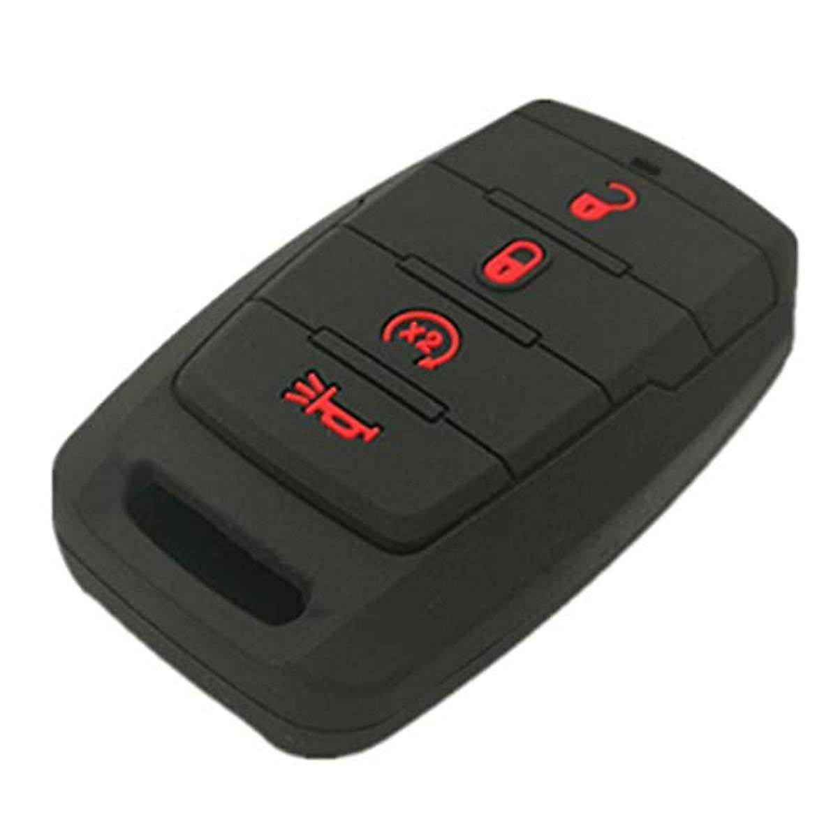 KAWIHEN Silicone Rubber Key Fob Cover Compatible with 2019 2020 Ram 1500 Key Fob OHT-4882056 5461A-4882056