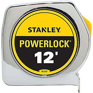Stanley Hand Tools 33-312 3/4" X 12' PowerLock Professional Tape Measure (3 Pack)