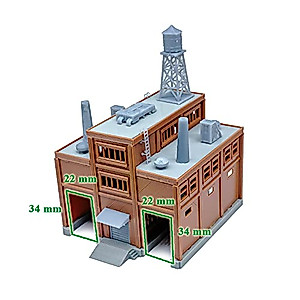 Outland Models Railroad Layout Large Factory with 2-Sided Loading Dock 1:160 N Scale
