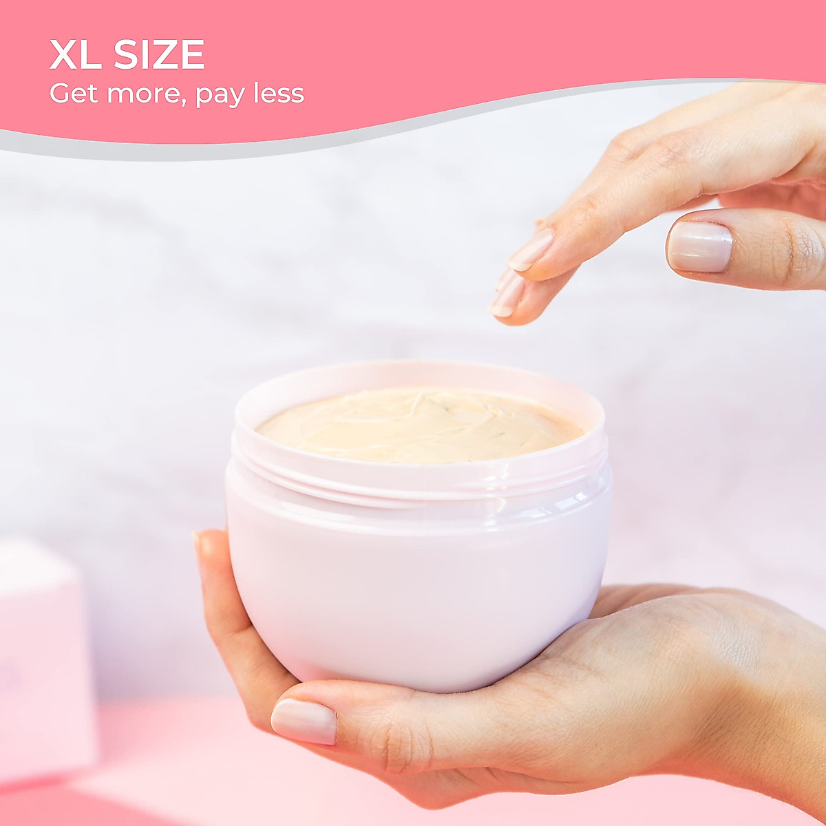 Levitural Stretch Mark & Scar Removal Cream for Pregnancy, Postpartum (2-in-1) - Maternity Skin Care Moisturizer Stretch Mark Prevention with Antioxidant Goji Extract - EXTRA LARGE Volume (8.8 Oz)