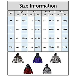Easyoyo Skeleton Hoodie for Men Women, Gothic Y2K E-Girl Oversize Block Color Hooded Sweatshirt