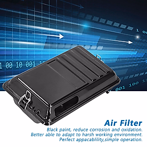 Air Filter Housing Cover for GX240 GX270 GX340 GX390 EB3500X EB3800X EB4000 EM3000 EM3500X 17211‑899‑000 for Most Drip Gasoline Engine