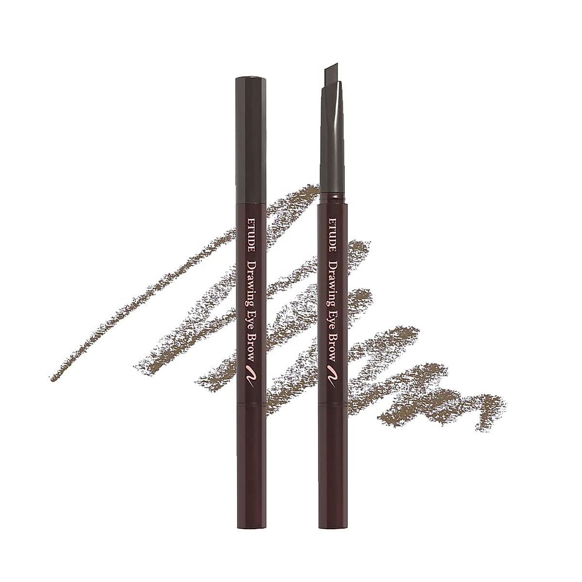 ETUDE Drawing Eye Brow #2 Gray Brown 21AD | Long-Lasting Eyebrow Pencil for Soft Textured Natural Daily Look Eyebrow Makeup | K-beauty