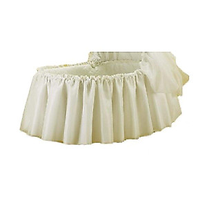 aBaby Sheer Elegance Bassinet Skirt, Small