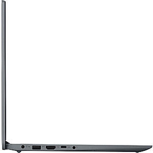 Lenovo IdeaPad 1 15.6"" HD Laptop, Athlon Silver 7120U, 4GB RAM, 256GB PCIE SSD, Webcam, Type-C, SD Card Reader, USB-A&C, Wi-Fi 6, Windows 11 + GM Accessory, Cloud Grey