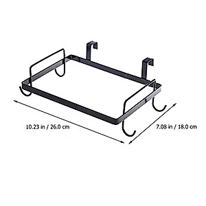 IMIKEYA 2pcs Portable Trash Bag Holder Hanging Kitchen Cupboard Door Back Style Stand Trash Garbage Bags Storage Rack for Kitchen Cabinets Doors and Cupboards