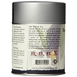 The Tao of Tea Rose Petal Black Tea, Loose Leaf, 4 Oz