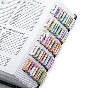 Mr. Pen- Bible Tabs, 120 Tabs, Laminated Bible Tabs for Women and Men, Bible Tabs for Study Bible, Bible Index Tabs, Bible Book Tabs, Bible Labels Tabs, Mr Pen Bible Tabs