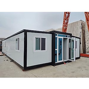 Generic Manufacturer 40FT Homes prefab Steel Expandable Container Houses Extendable Foldable Container House Including bedrooms, Kitchen, Bathroom and a Free TV