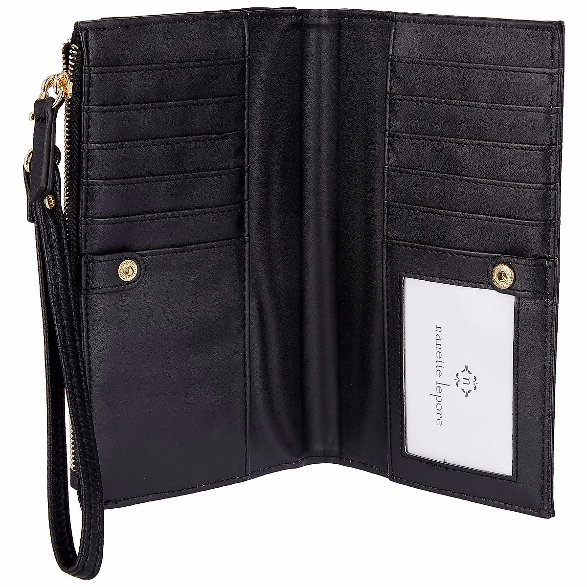Nanette Lepore Ryae Slim Wallet Black One Size