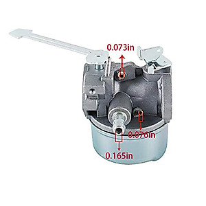 AUTOKAY New Carburetor Snow Blower Kit for Tecumseh 3HP 2 Cycle Toro Sears Craftsman MTD