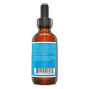 Eye Reboot Serum with 6% Caffeine, Hyaluronic Acid, Rosehip Oil, Retinol, Niacinamide & Folic Acid - Reduces Puffiness, Dark Circles, Crow Feet, Wrinkles and Fine Lines Around The Eyes - 1 oz / 30 ml