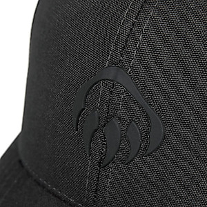 WOLVERINE Standard Trucker Hat Snap Back Baseball Cap for Men and Women, One Size Fits Most, Raised -Onyx