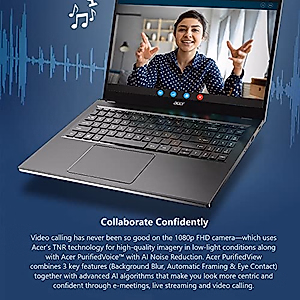 Acer Aspire 5 Slim Laptop | 15.6" FHD (1920 x 1080) IPS | Intel Core i7-1355U | NVIDIA GeForce RTX 2050 | 16GB DDR4 | 1TB Gen 4 SSD | Wi-Fi 6E | USB4/Thunderbolt 4 | Backlit KB | A515-58GM-76KW, Gray