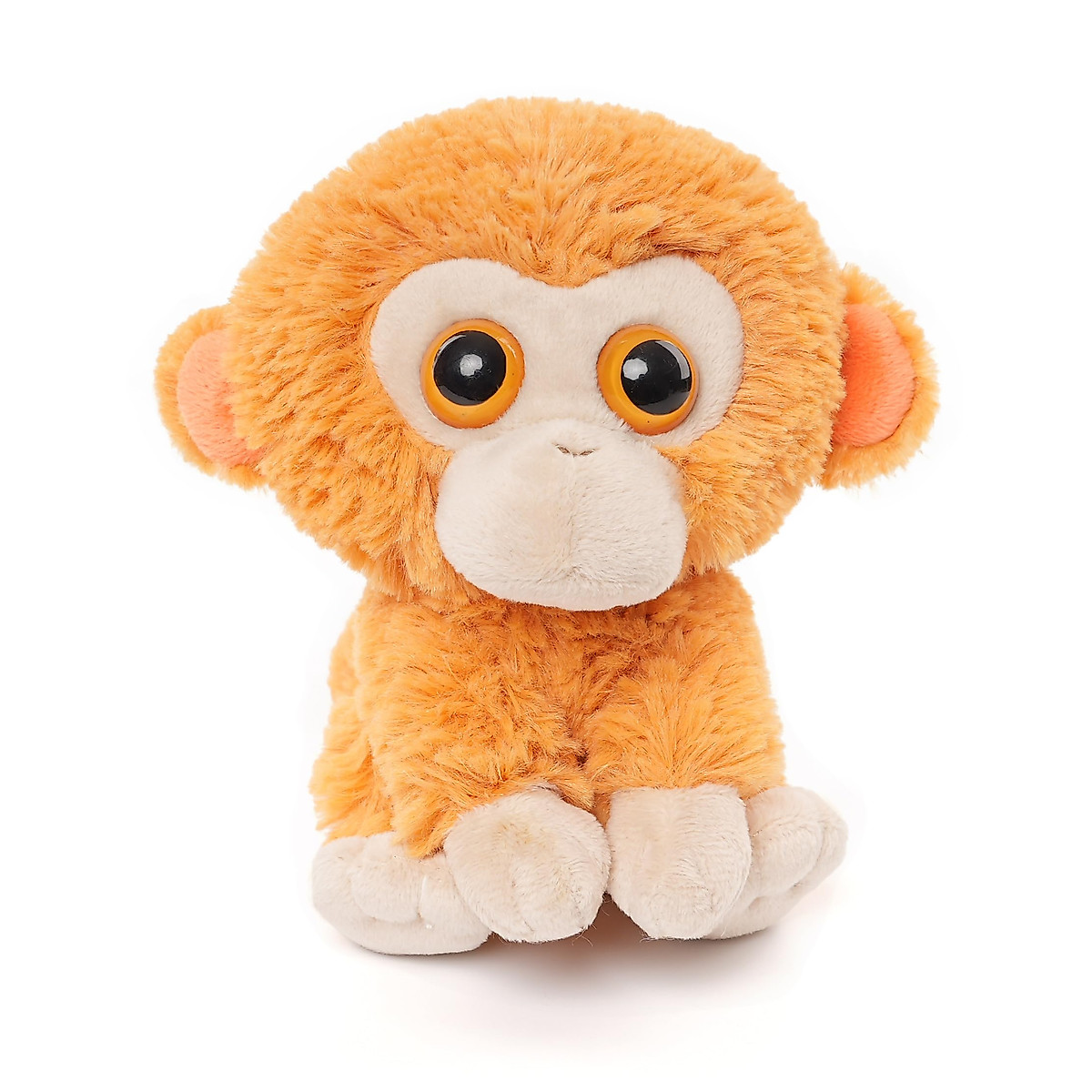WEIGEDU Baby Small Monkey Toy Stuffed Animal, Cute Plush Gifts for Kids Birthday Bedtime Easter, 5.9" Yellow Golden