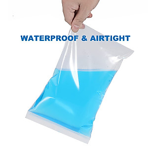 Somoga 100 PCS 3" x 5" Thick 4 Mil Clear Zip Poly Bags Plastic Reclosable Zip Seal Lock Bags Heavy-Duty Necklace Ring Coin Beads Jewelry Pill Zipper Bag