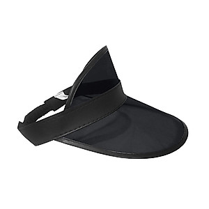 Nicky Bigs Novelties Clear Colored Plastic Sun Visor Tennis Beach Bingo Vegas Dealer Golf Casino Hat