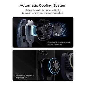 iOttie Velox Pro MagSafe Compatible Dash & Windshield Car Mount with Wireless Charging & CryoFlow™ Cooling System. Compatible with MagSafe iPhones Including iPhone 12/13/14/15 (Car Charger Included)