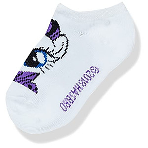 My Little Pony Girls' No Show, Multi, Shoe Size 4-7.5, Sock Size 5-6.5