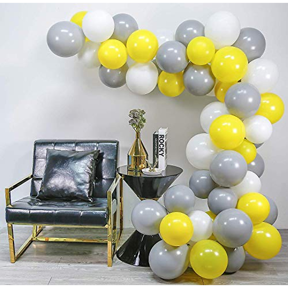 Latex Balloons, 100-Pack, 12-Inch, Yellow Balloons (100)