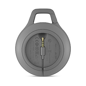 JBL Clip+ Splashproof Portable Bluetooth Speaker, Gray