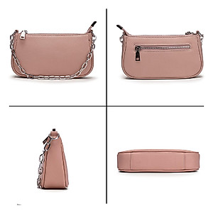 YALUXE Leather-Crossbody-Bags-for-Women Fashion Shoulder Handbag with Coin Purse